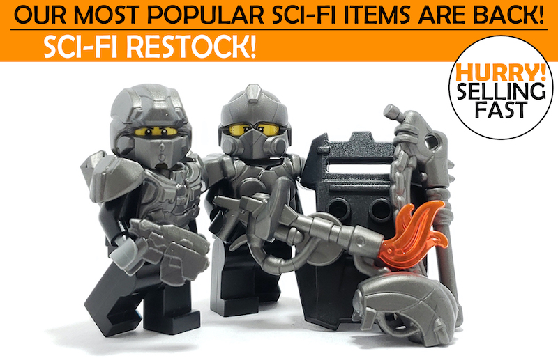 Sci-Fi Restock! Our Most Popular Sci-Fi Items Are Back! - BrickWarriors