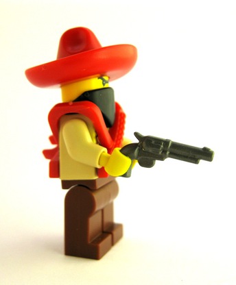 Custom LEGO Gun Highlight - Six Shooter - BrickWarriors