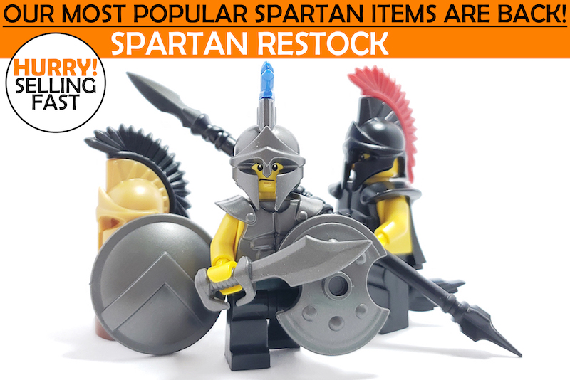 SPARTAN Restock! Our Most Popular Spartan Items Are Back! - BrickWarriors