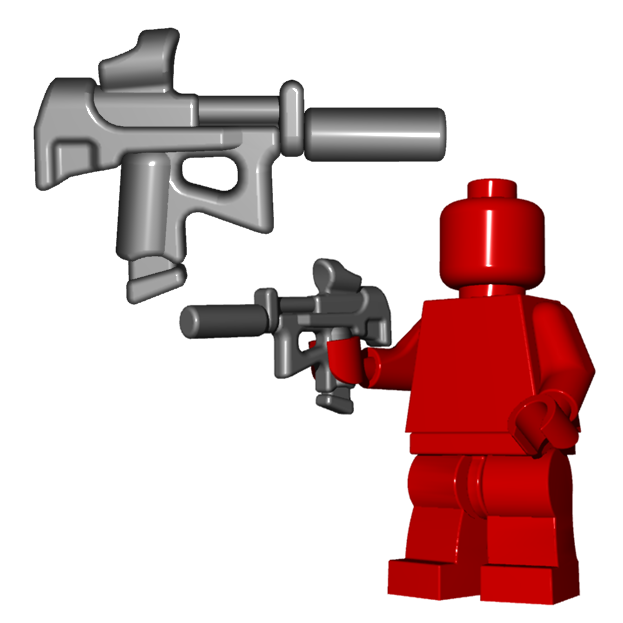 Custom LEGO Gun Highlight - Special Forces SMG - BrickWarriors