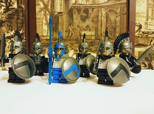 Custom LEGO Minifigure of the Week - Achilles & the Myrmidons by The ...