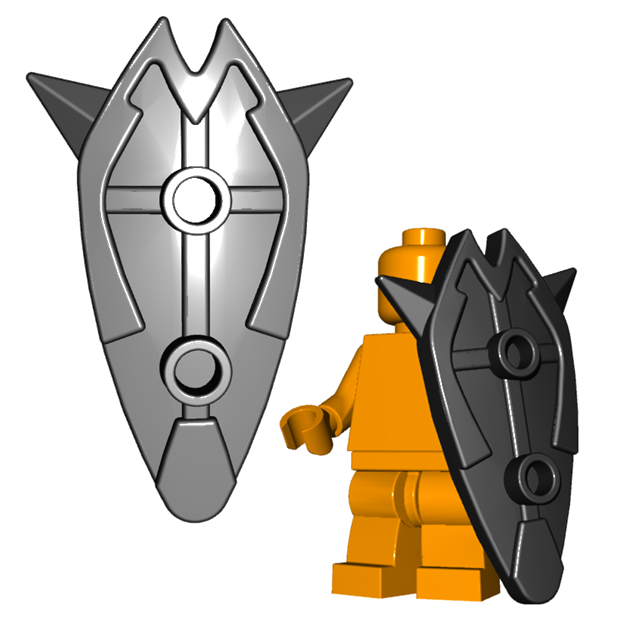 Custom LEGO Accessory Spotlight - Tower Shield - BrickWarriors