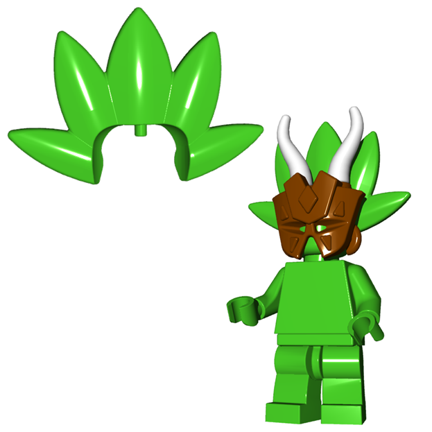Custom LEGO Accessory Spotlight - Tribal Plume - BrickWarriors