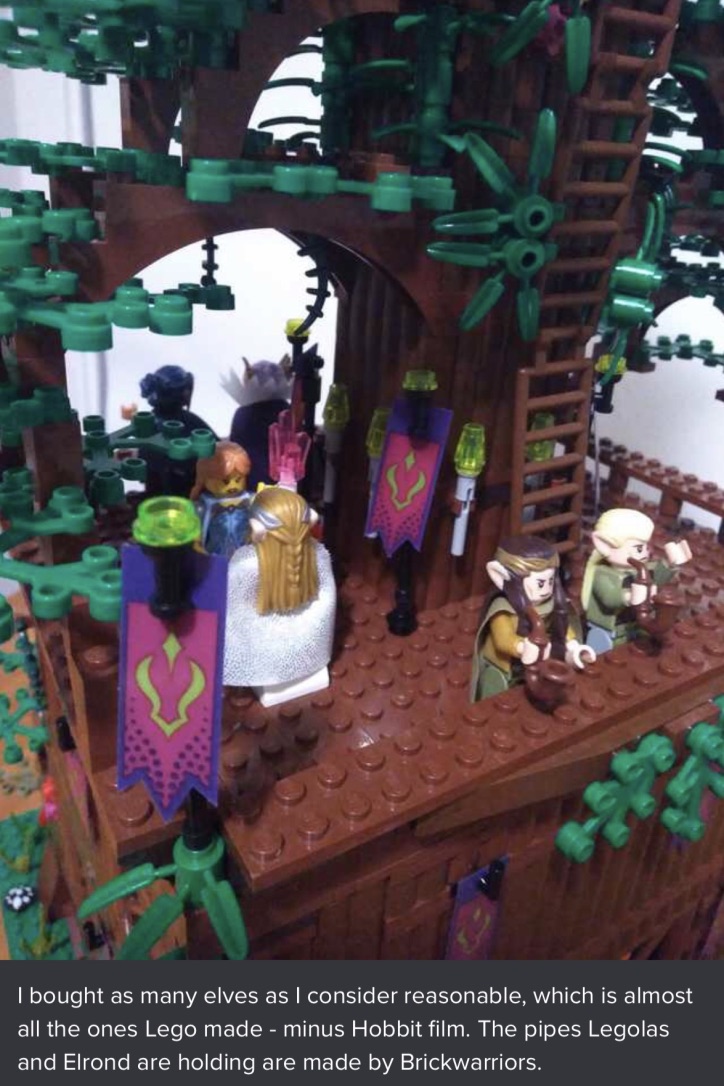 MOC Of The Week - Lego Wood Elf Tree Fort - BrickWarriors