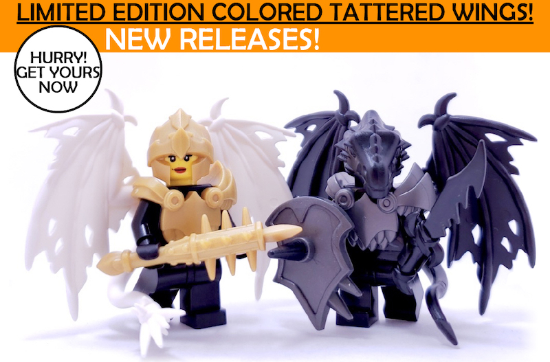 NEW NEW NEW! Limited Edition Tattered Wings! - BrickWarriors