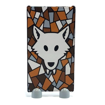 Stained Glass - Wolf Pack - BrickWarriors