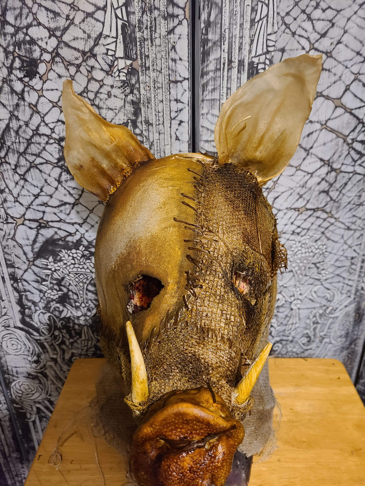 Scarecrow Piggy Piggy Mask