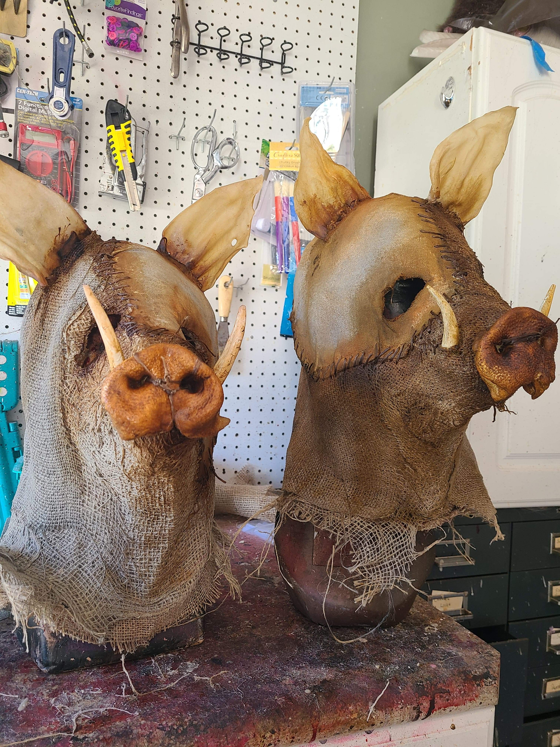 Scarecrow Piggy Piggy Mask