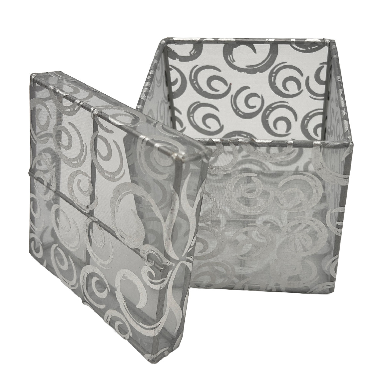Silver Organza Box