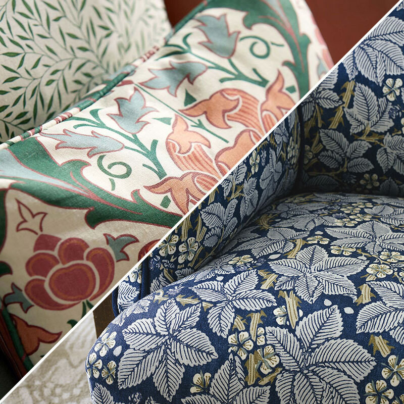 Morris & Friends Morris & Co Fabric | Designer Fabric | WallpaperSales ...