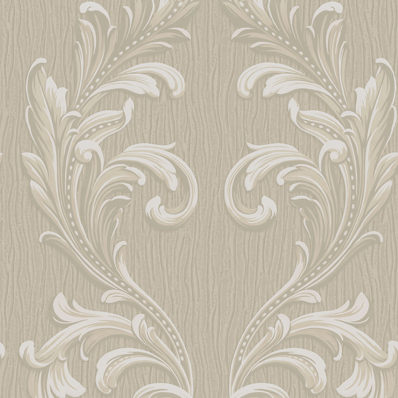 41323 Tiffany Scroll Beige Wallpaper by Belgravia
