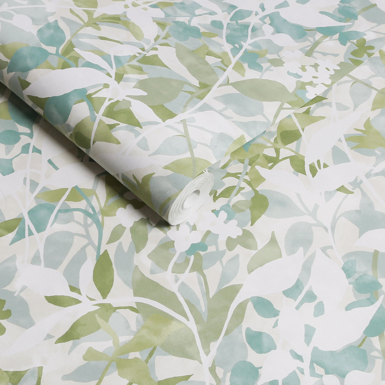 124115 Fleur Sage Wallpaper by Graham and Brown