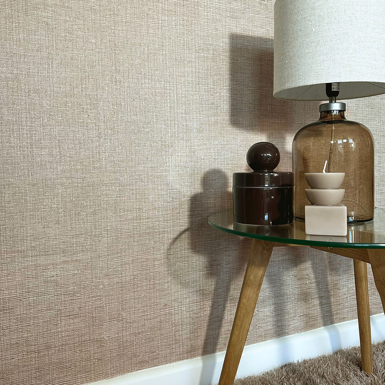 GB 2346 Grasscloth Texture Beige Wallpaper by Belgravia | Wallpaper Sales