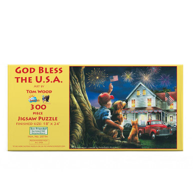 SUNSOUT INC - God Bless the USA - 300 pc Jigsaw Puzzle by Artist: Tom ...