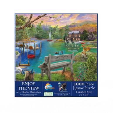 SUNSOUT INC - Enjoy the View - 1000 pc Jigsaw Puzzle by Artist: Bigelow ...