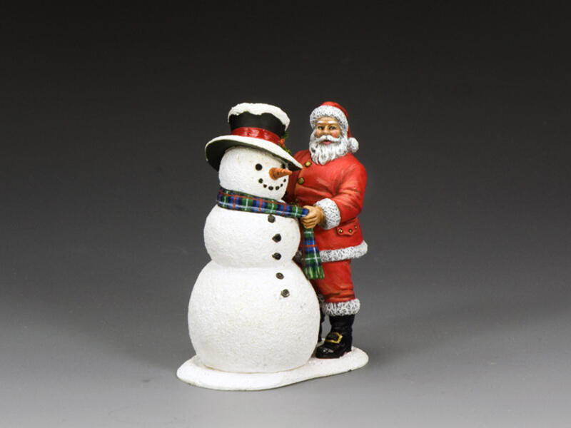 KCXM023-01 Santa & His Snowman - Peter Nathan Toy Soldiers