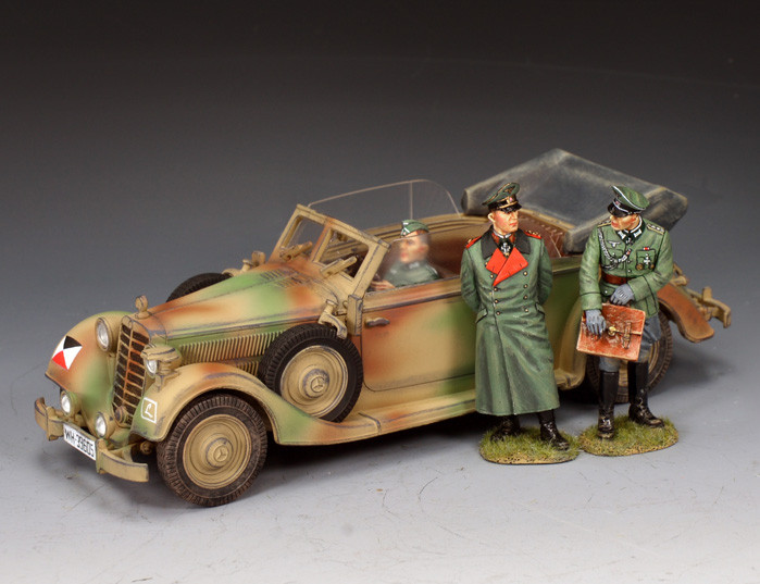 KCWH107 Rommel's Staff Car (Normandy) - Peter Nathan Toy Soldiers