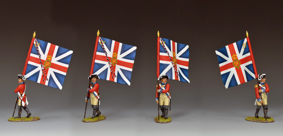 KCBR104 4th Regiment of Foot Officer w/The King's Colour - Peter Nathan ...