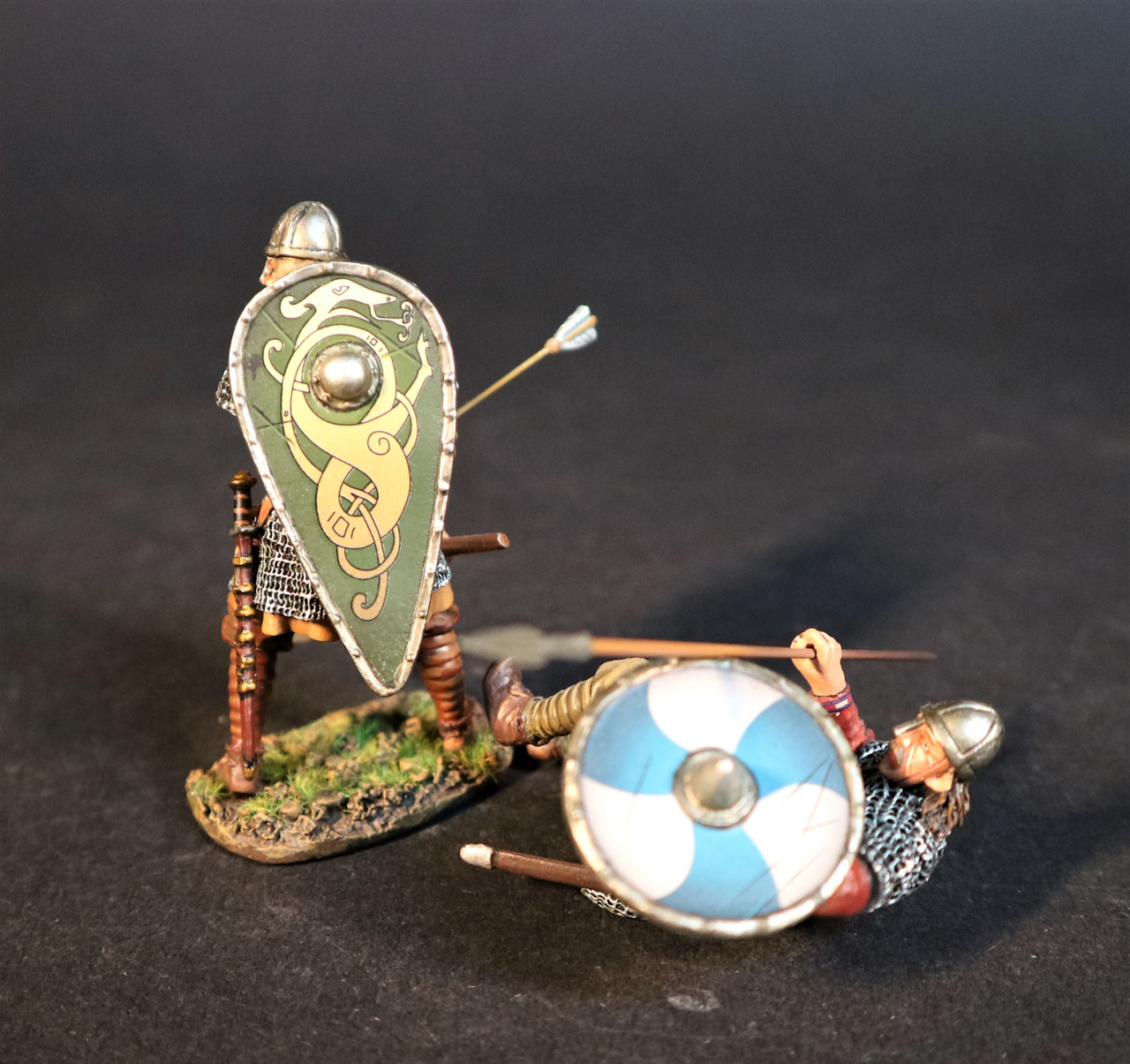 JJSX63B Wounded Saxons - Peter Nathan Toy Soldiers