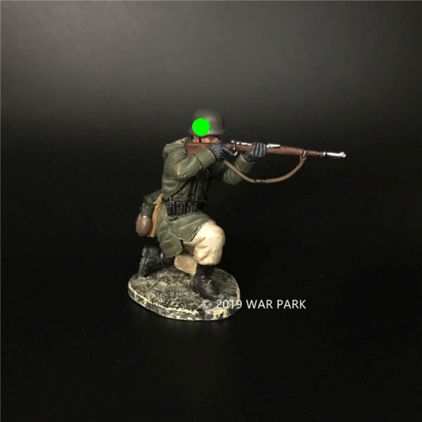 WPKH059 LSSAH Soldier Kneeling Firing 98k - Peter Nathan Toy Soldiers