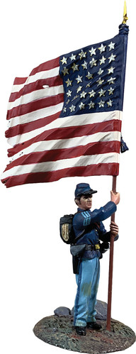 BR31417 Union NCO Flagbearer - Peter Nathan Toy Soldiers