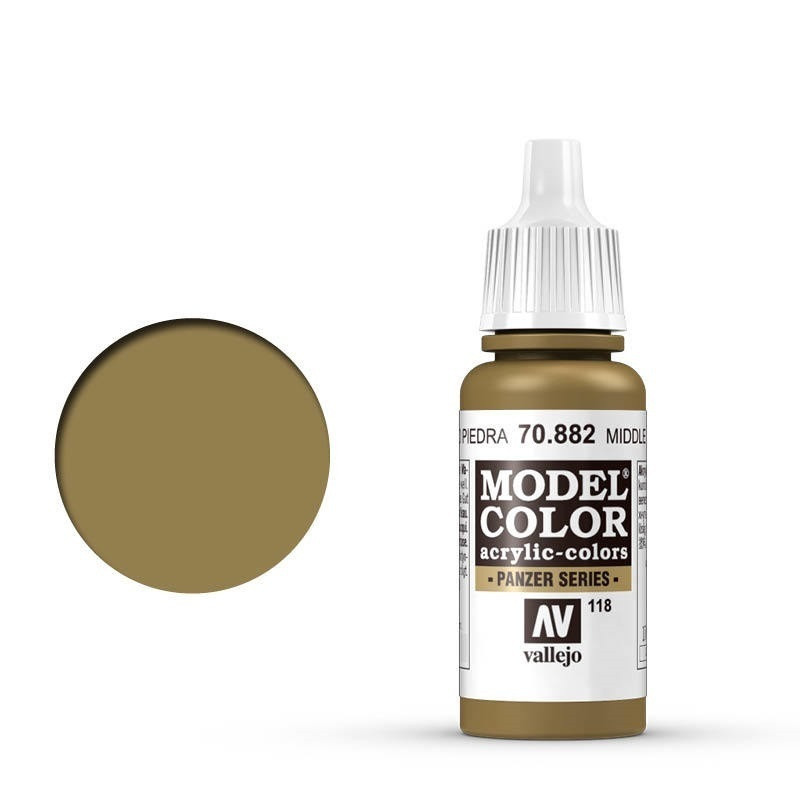 AV70882 Vallejo Model Colour #118 Middlestone 17 ml Acrylic Paint ...