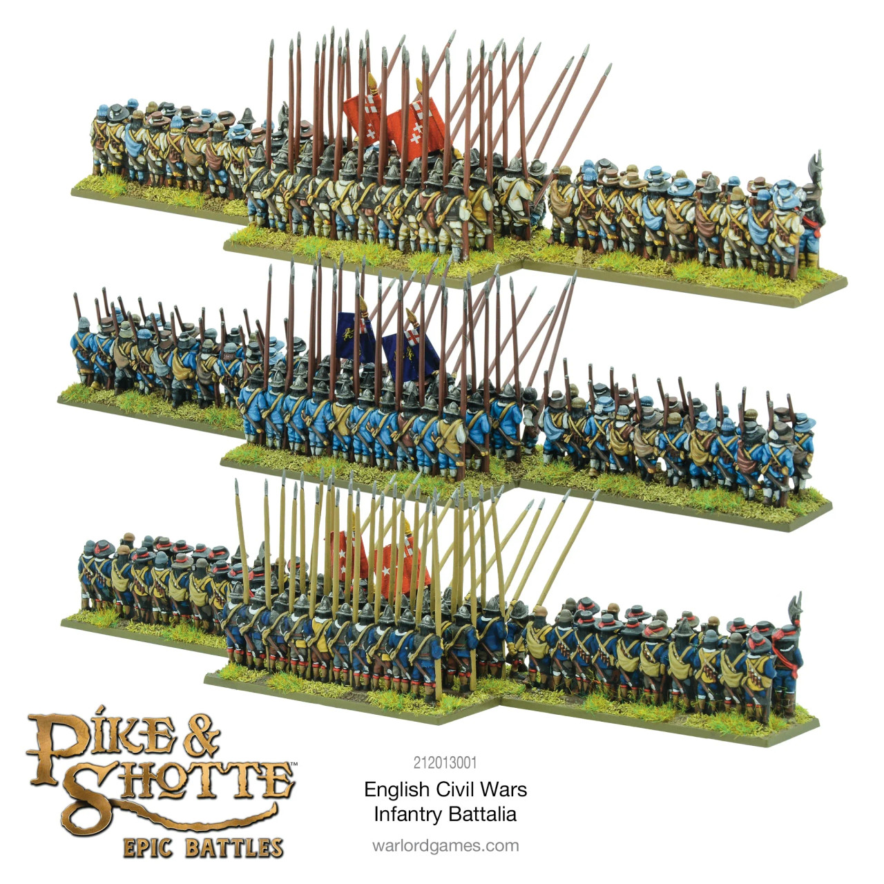 212013001 BP Epic Battles: ECW Infantry Bat - Peter Nathan Toy Soldiers