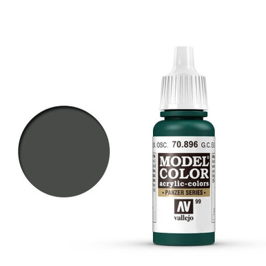 AV70896 Vallejo Model Colour #099 Ger Cam Extra Dark Green 17 ml ...
