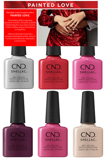 CND Shellac Gel Polish Painted Love Winter 2022 Collection