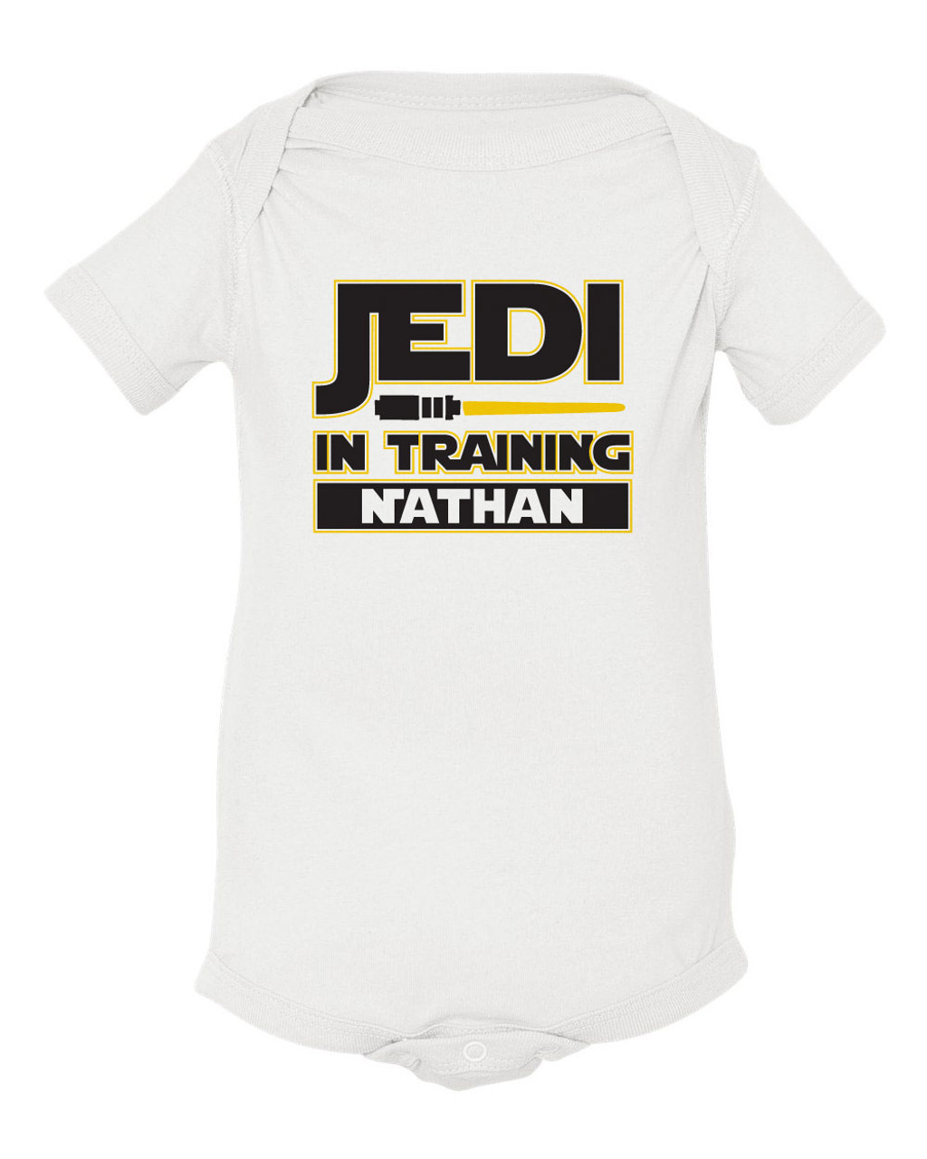 Jedi in Training + Jedi Master Personalized Family Shirts