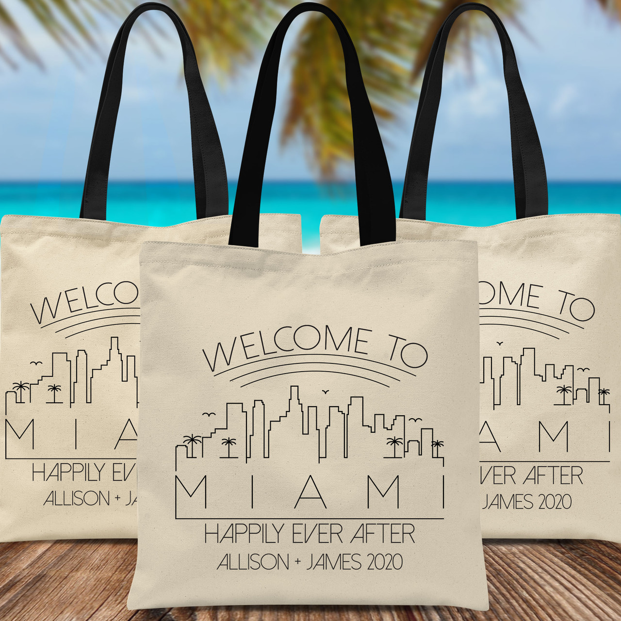 Custom Tote Bags: Welcome To Modern City Skylines
