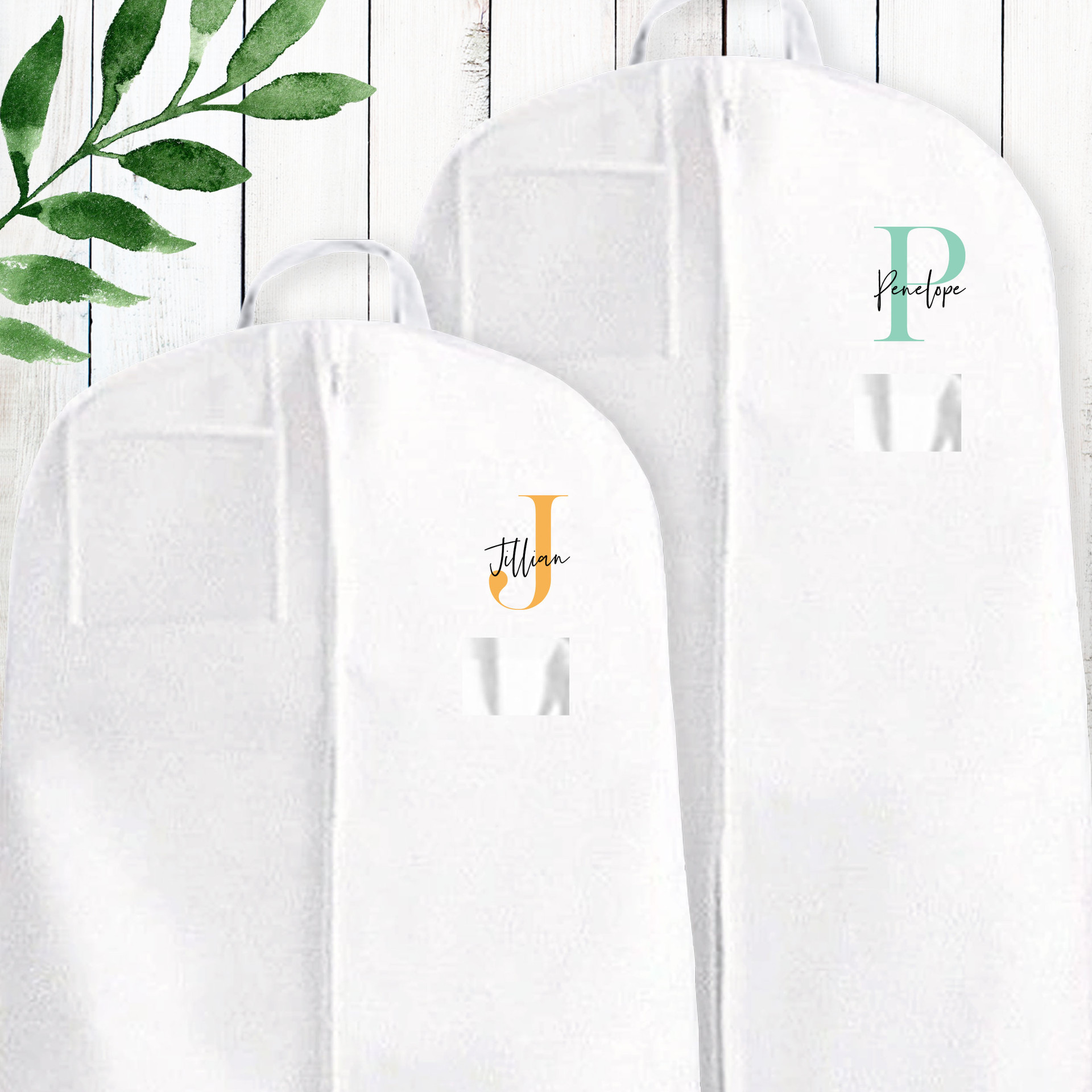 Modern Monogram Personalized Boho Initial Tote Bags