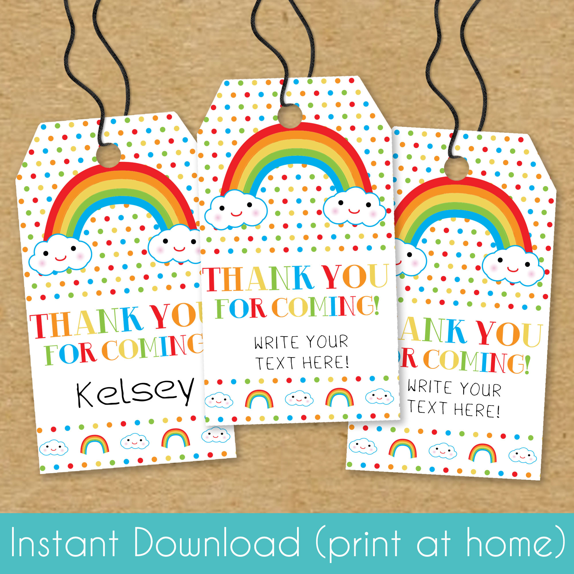 Rainbow Birthday Party | Rainbow Birthday Party Favors
