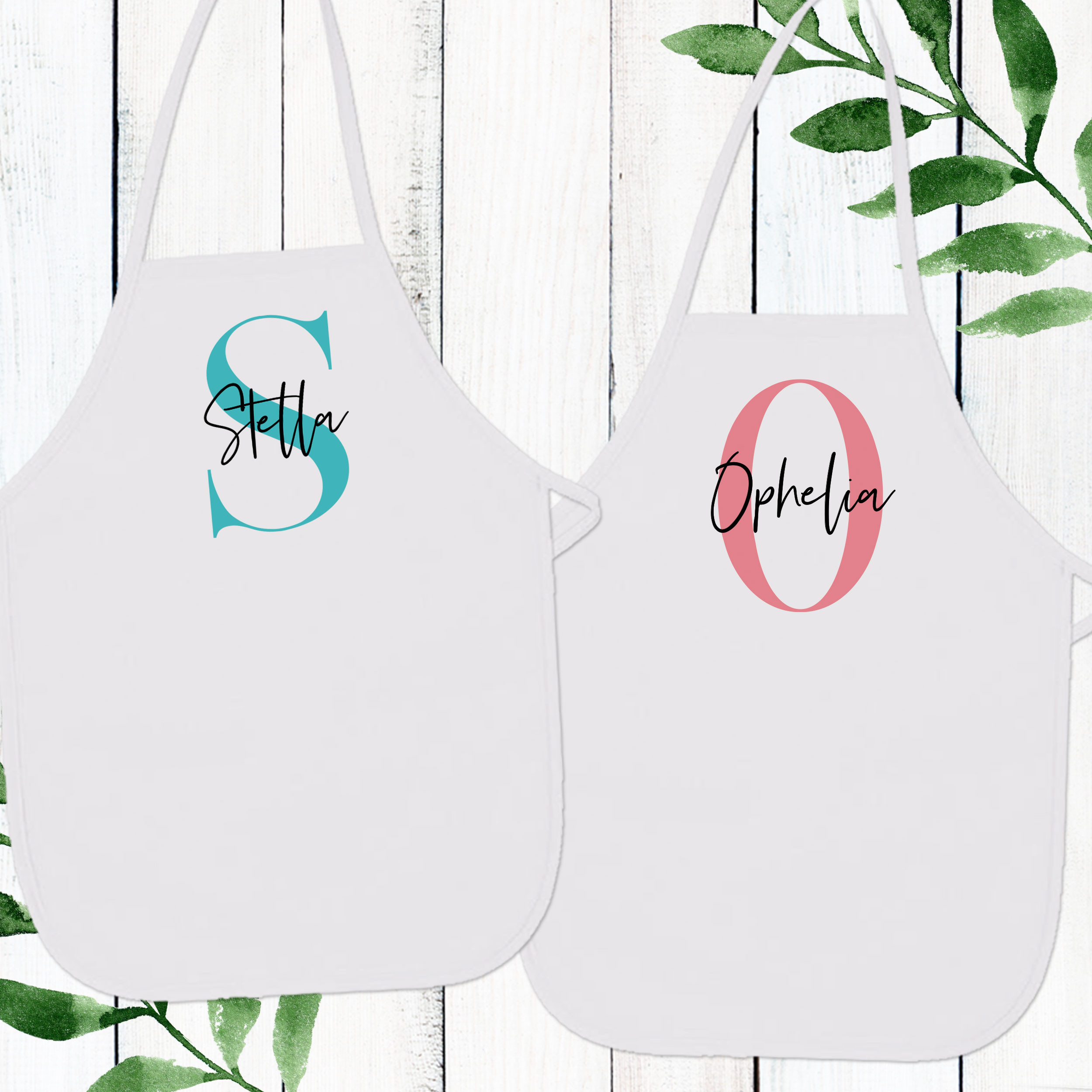 Modern Monogram Personalized Boho Initial Tote Bags