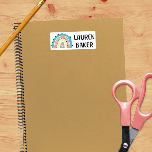 Mod Rainbow Waterproof Name Labels