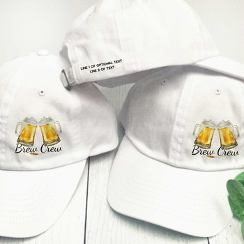 The Brew Crew Beer Baseball Hats