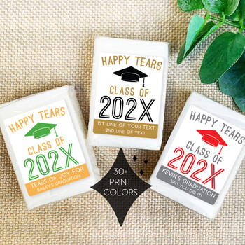 Class of 2024 Custom Graduation Tissue Packs