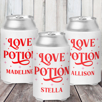 Love Potion Personalized Can Coolers