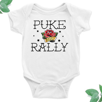 Puke & Rally Tattoo Baby Shirt