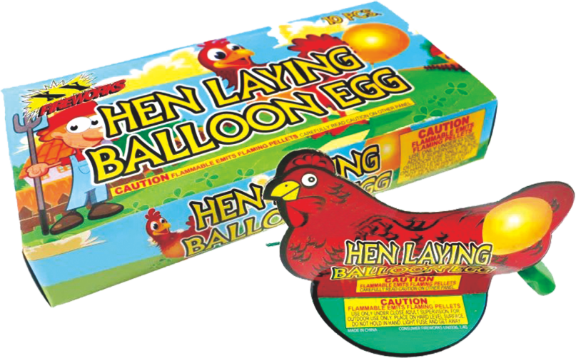Hen Laying Eggs - Palmer Wholesale Fireworks