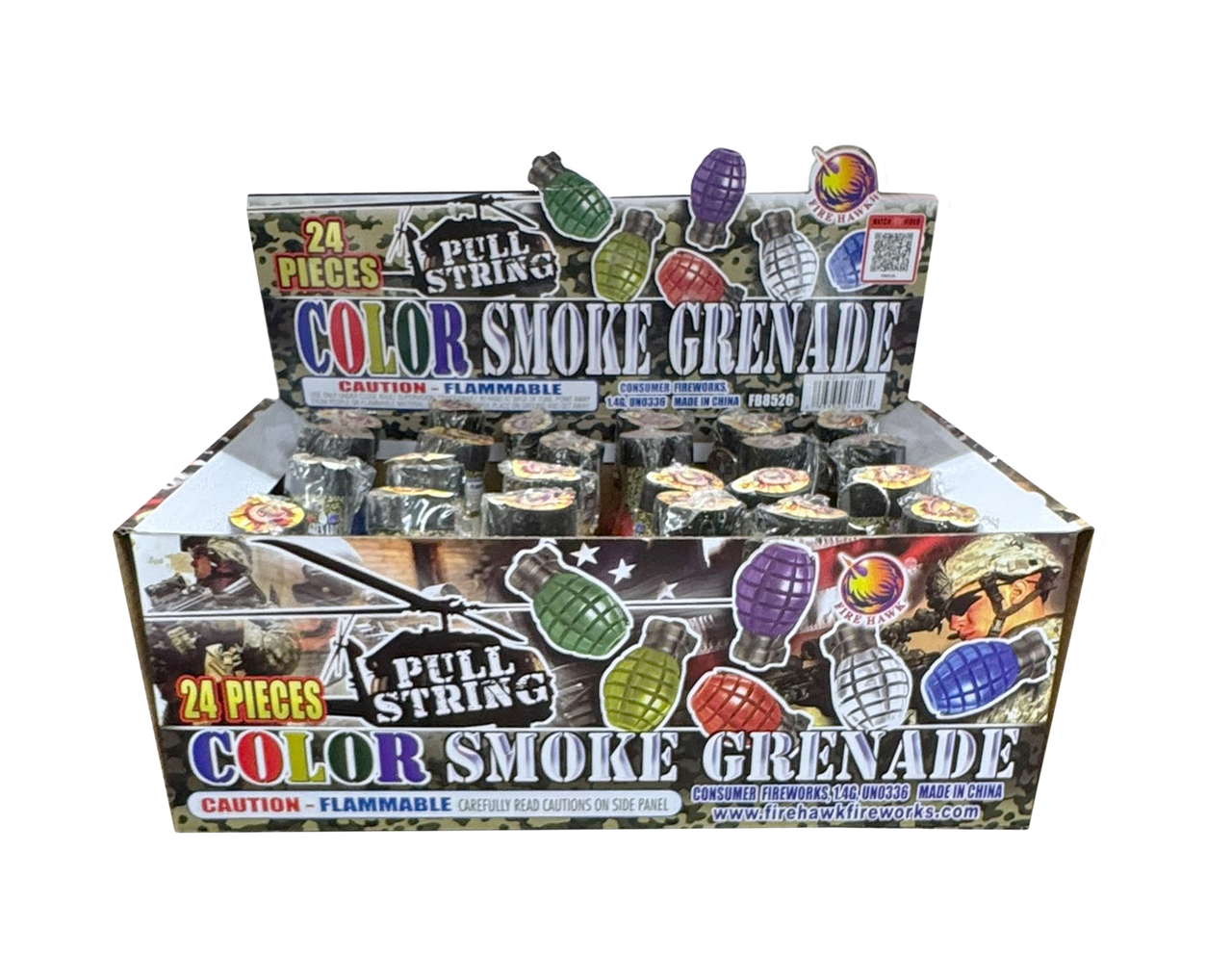 Pull String Color Smoke Grenade