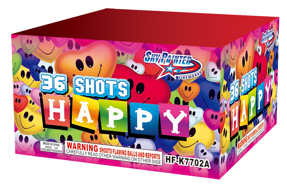 36 Shots Happy - Palmer Wholesale Fireworks