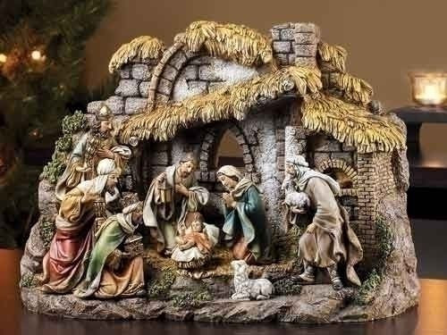 10-Piece Nativity Set with Stable - 6-Inch Scale