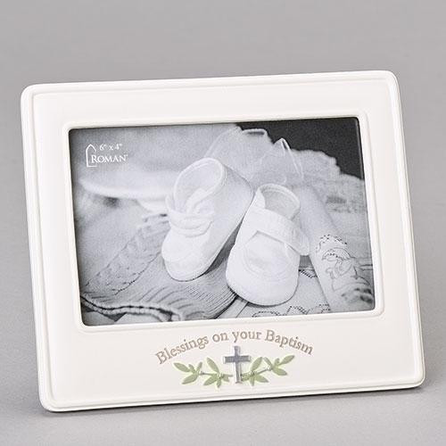 "Blessings on Your Baptism" 4x6 Picture Frame - Giftswithlove,Inc.