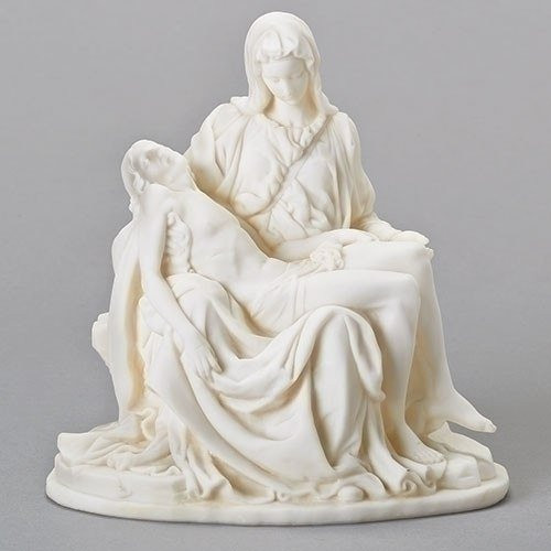 8" White Pieta Figure, Renaissance Collection - Giftswithlove,Inc.