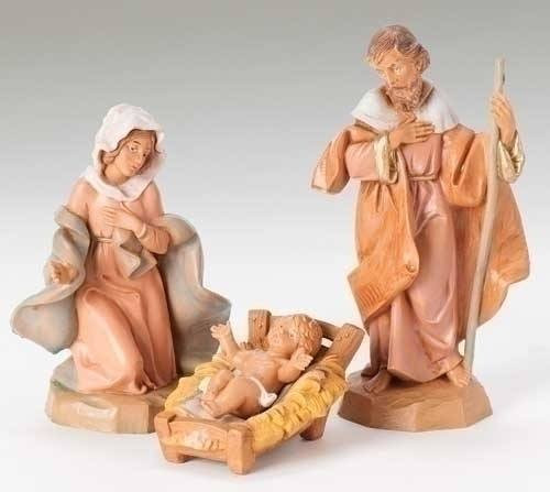 Fontanini Nativity - 5" Scale Classic Holy Family Figures ...