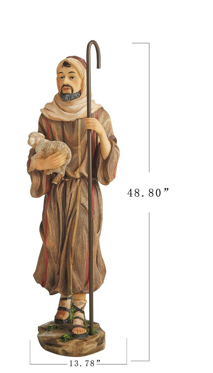 Three Kings Outdoor Metal Nativity Set - 12 Piece