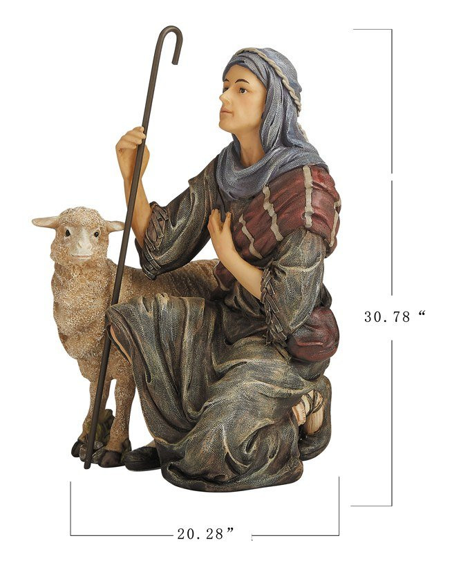 Three Kings Outdoor Metal Nativity Set - 12 Piece