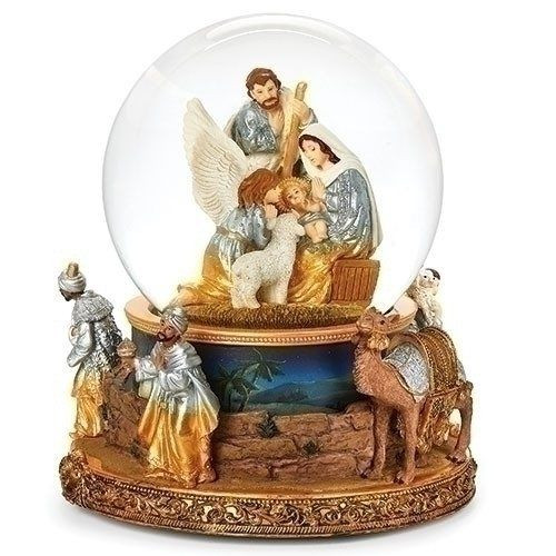 Musical Nativity Water Dome - Giftswithlove,Inc.