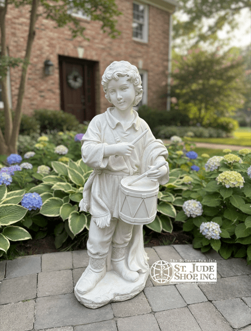Ivory Drummer Boy Nativity Figure - Fit for 39" Set - Giftswithlove,Inc.